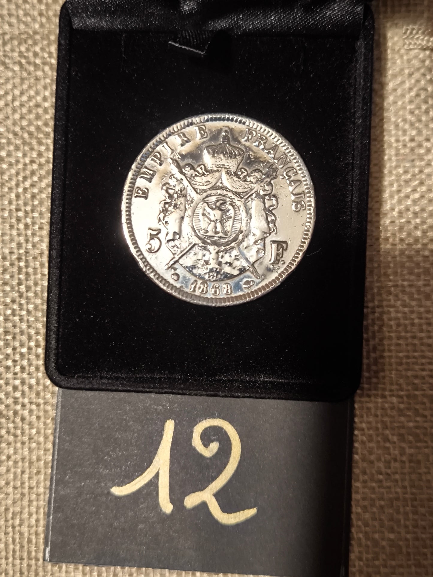 Pièce en argent Napoléon III – Écu de 5 francs – La boutique du trouveur